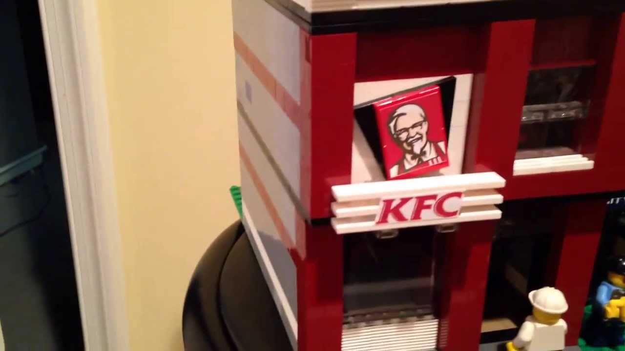 Lego Custom KFC/City Bank - YouTube