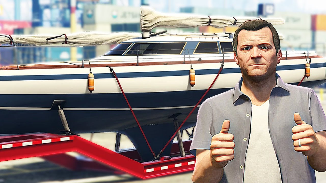 Get Back Michael's Boat in GTA V! - DarkViperAU - YouTube