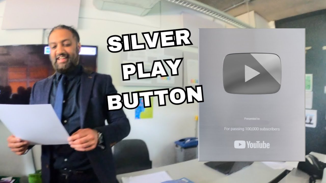 Silver Play Button Unboxing! - YouTube