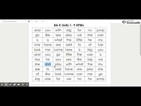 Benchmark Advance K Units 1-9 HFWs - YouTube