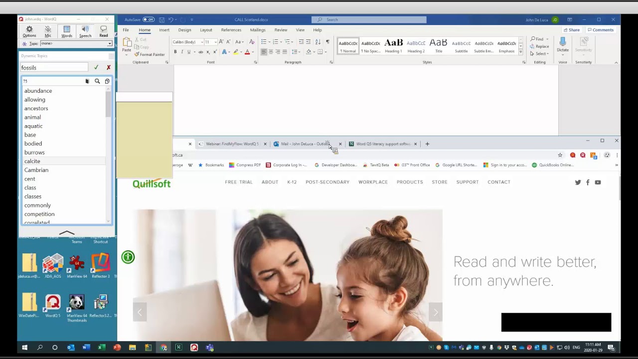 WordQ 5 Literacy Support Software - YouTube