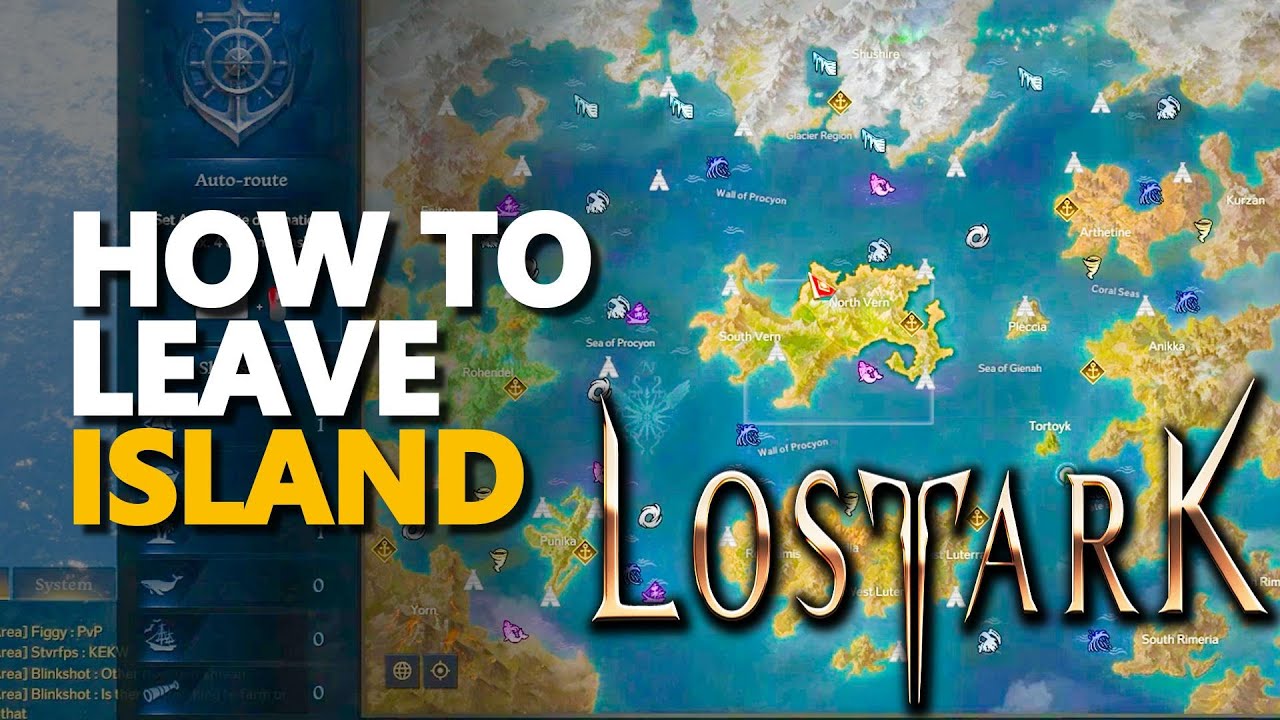 How to leave Island Lost Ark Lost City - YouTube