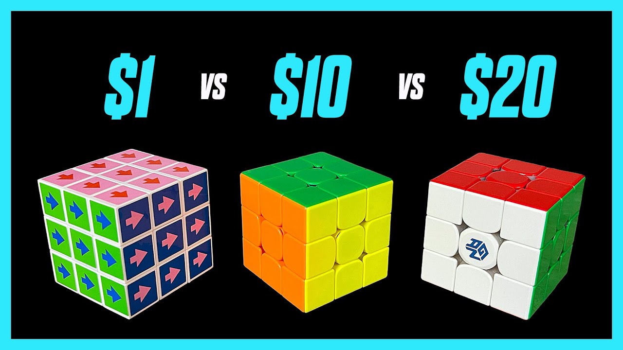 $1 Cube vs. $10 Cube vs. $50 Cube - YouTube
