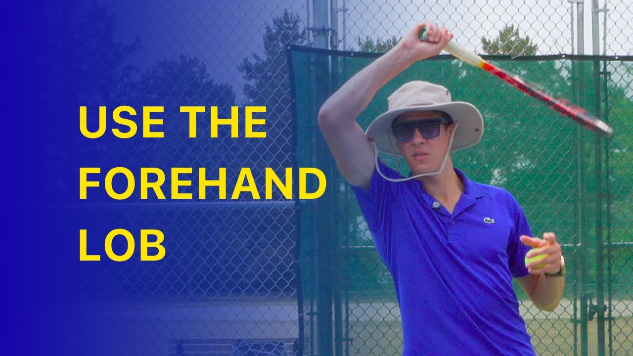 Use The FOREHAND LOB And PASS Net Players - YouTube