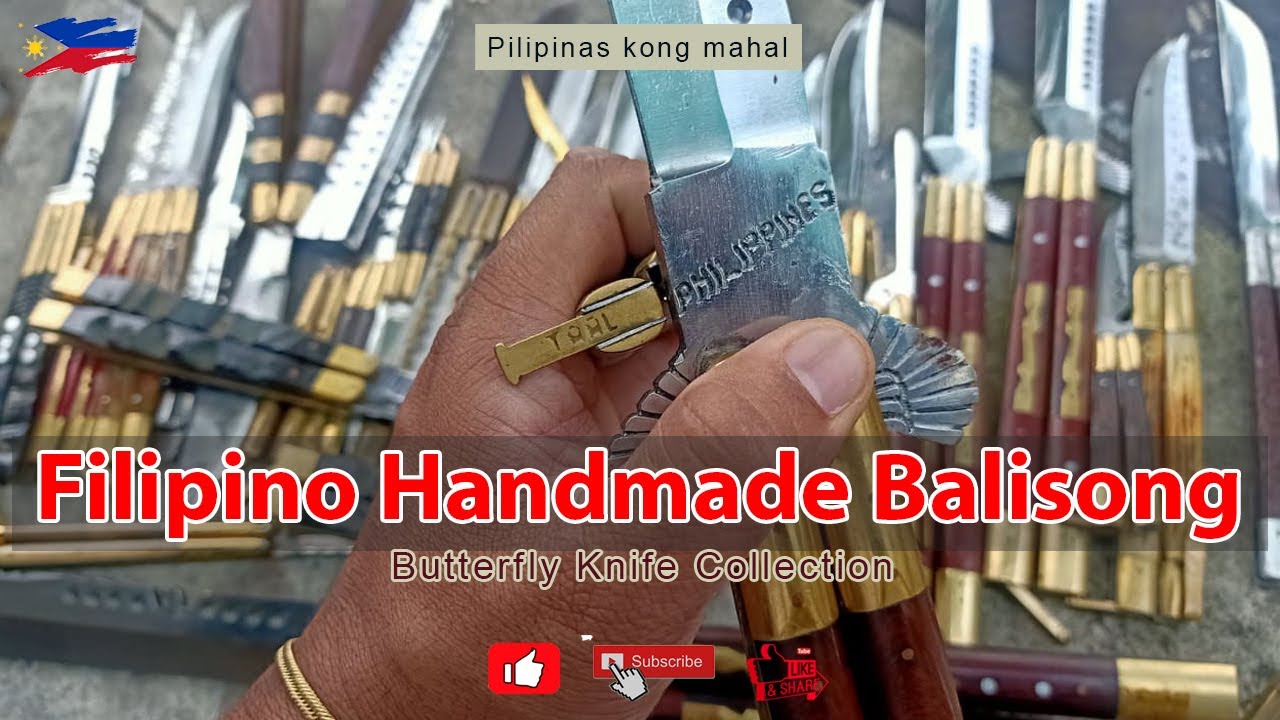Filipino Traditional Balisong : Butterfly Knife Collection - YouTube