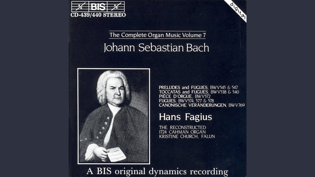 Fugue in G Major (a la Gigue), BWV 577 - YouTube