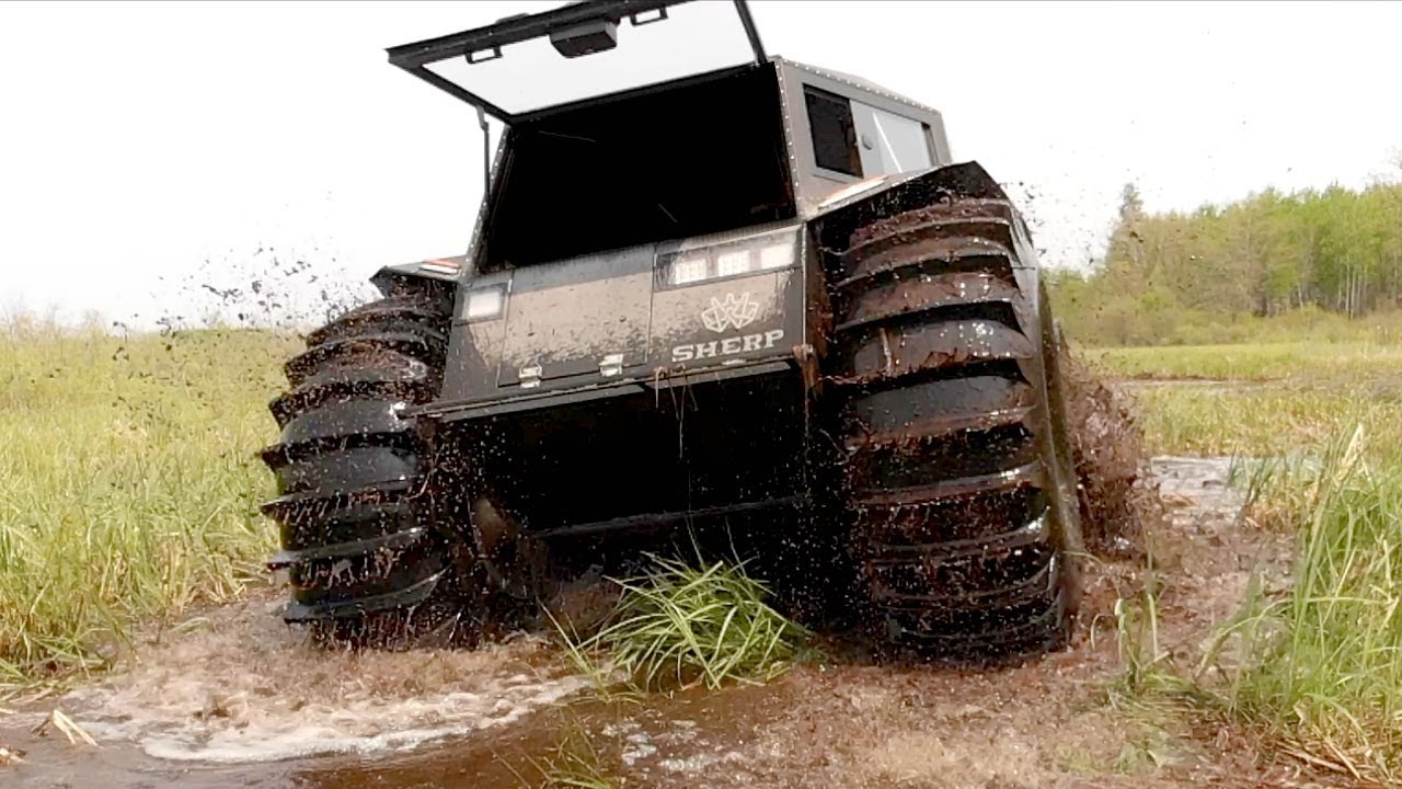 "SHERP" Testing A Russian Tank Boat - YouTube