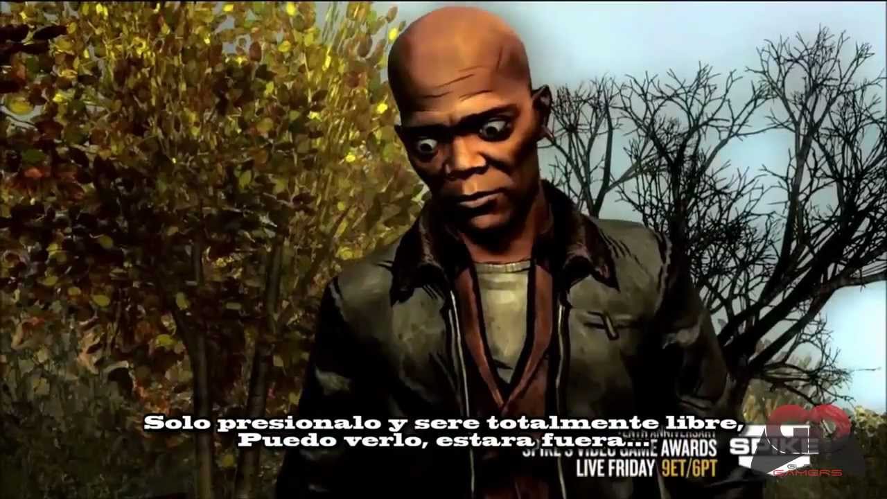 Samuel L. Jackson In The Walking Dead Game Subtitulos - YouTube