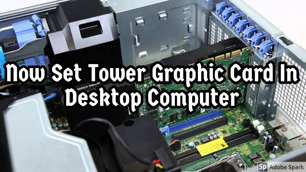 How To Installed Tower Graphic Card In Desktop Computer | Mini Computer ...