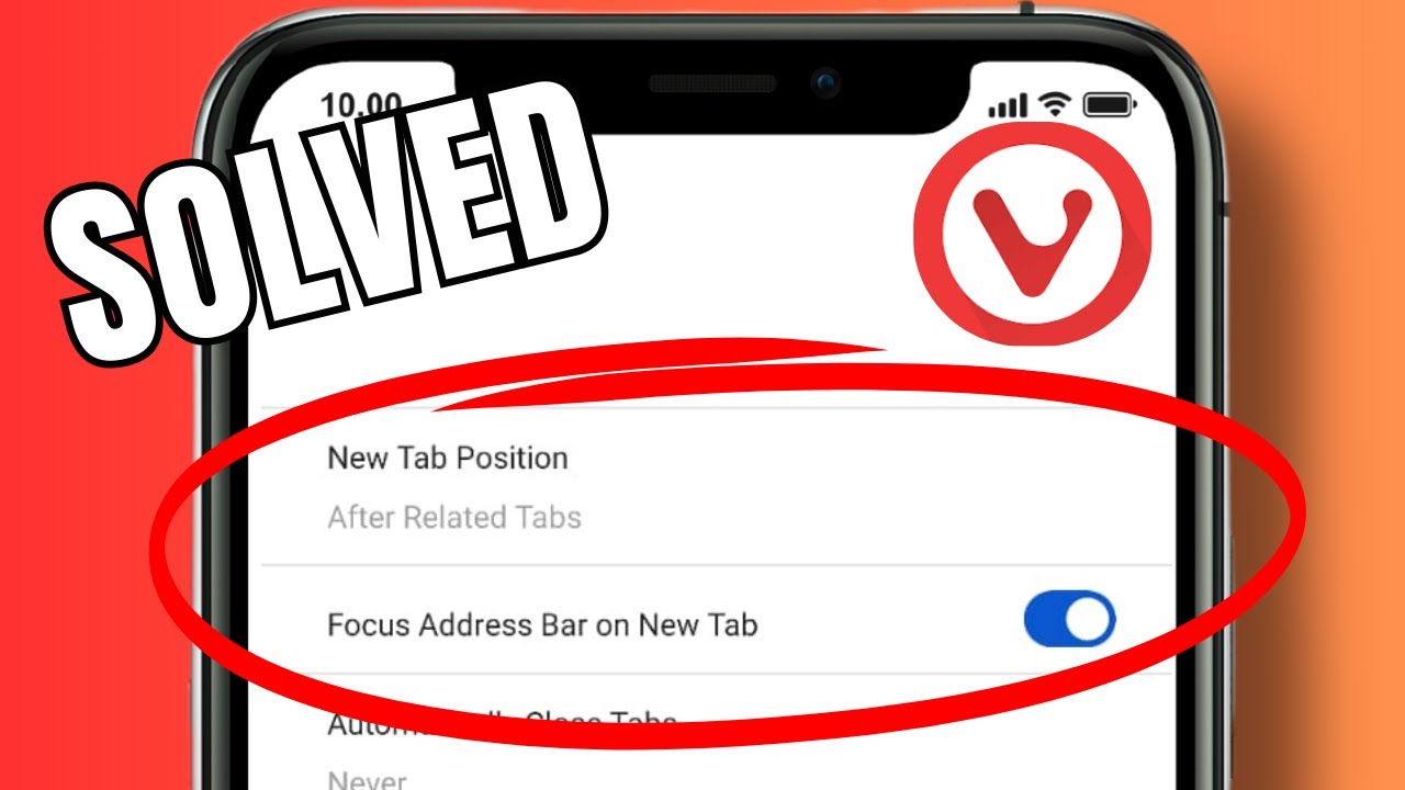 How to set the position of new tabs in Vivaldi - YouTube