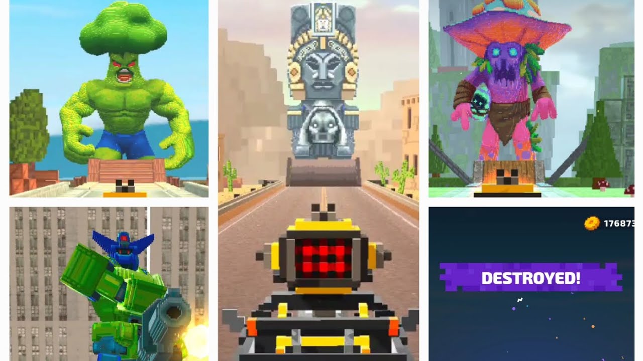 Monster Demolition gameplay levels 70-74 - YouTube