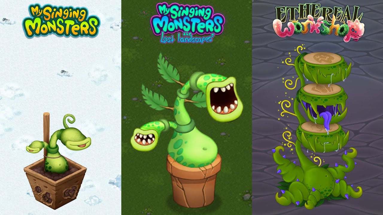 Dawn of Fire Vs My Singing Monsters Vs Ethereal Workshop Redesign ...