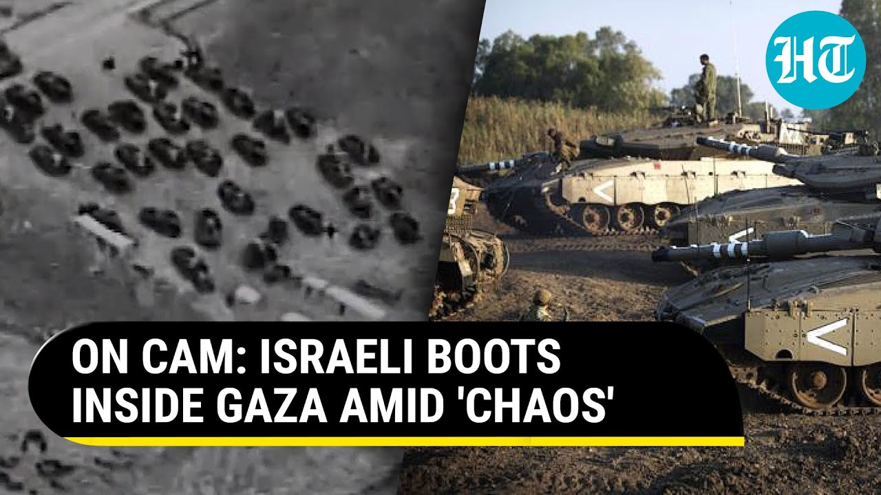 First Visuals Of Israeli Soldiers Inside Gaza Strip Amid Fierce Land ...