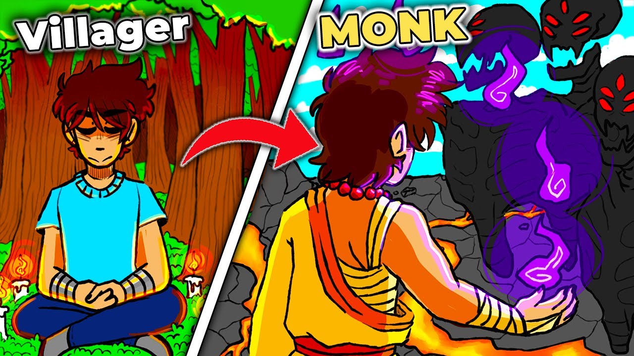 Evolving into a GOD LEVEL MONK in Minecraft - YouTube