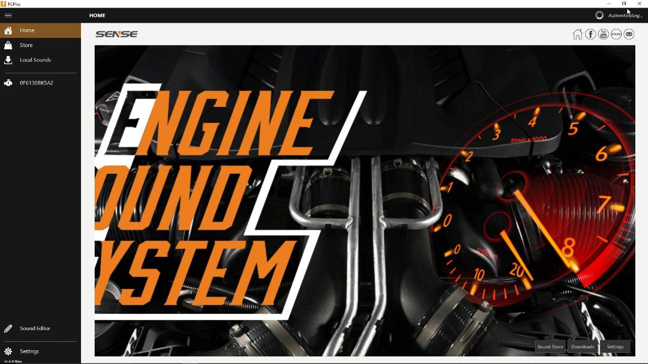 Sense Ess-One Installing a engine sound PC. - YouTube