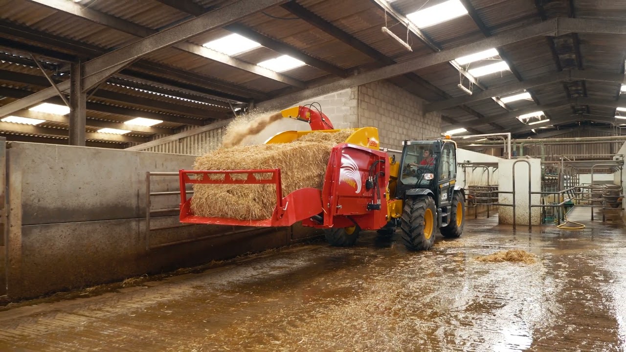 Hydraulisk Halmrivare - Teagle Telehawk T2 - YouTube