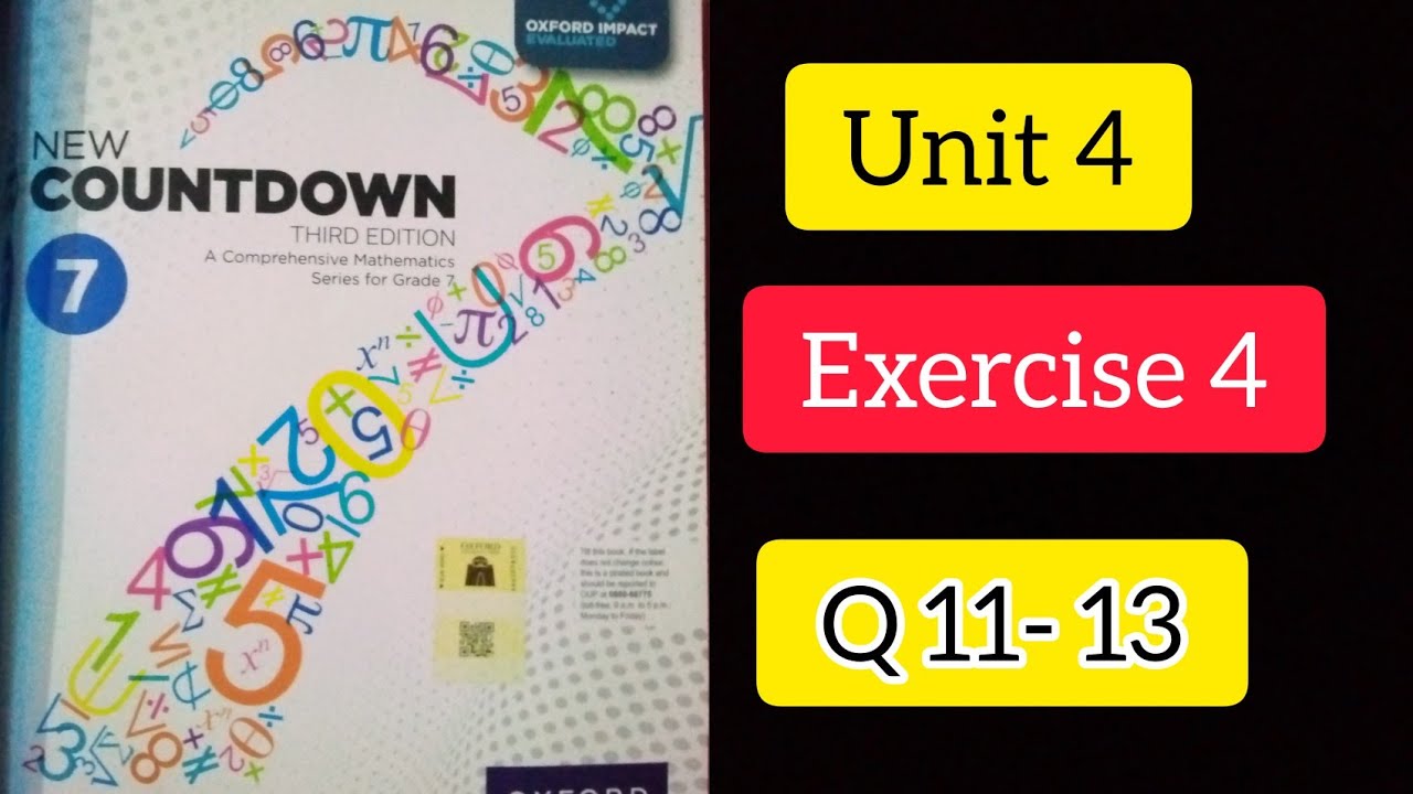 Countdown Grade 7 | Third Edition | Exercise 4 Q11, 12, 13 - YouTube