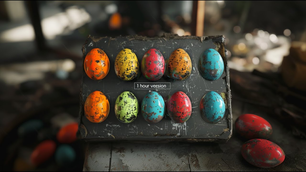 1 hour of Blue Rustigé Egg - YouTube