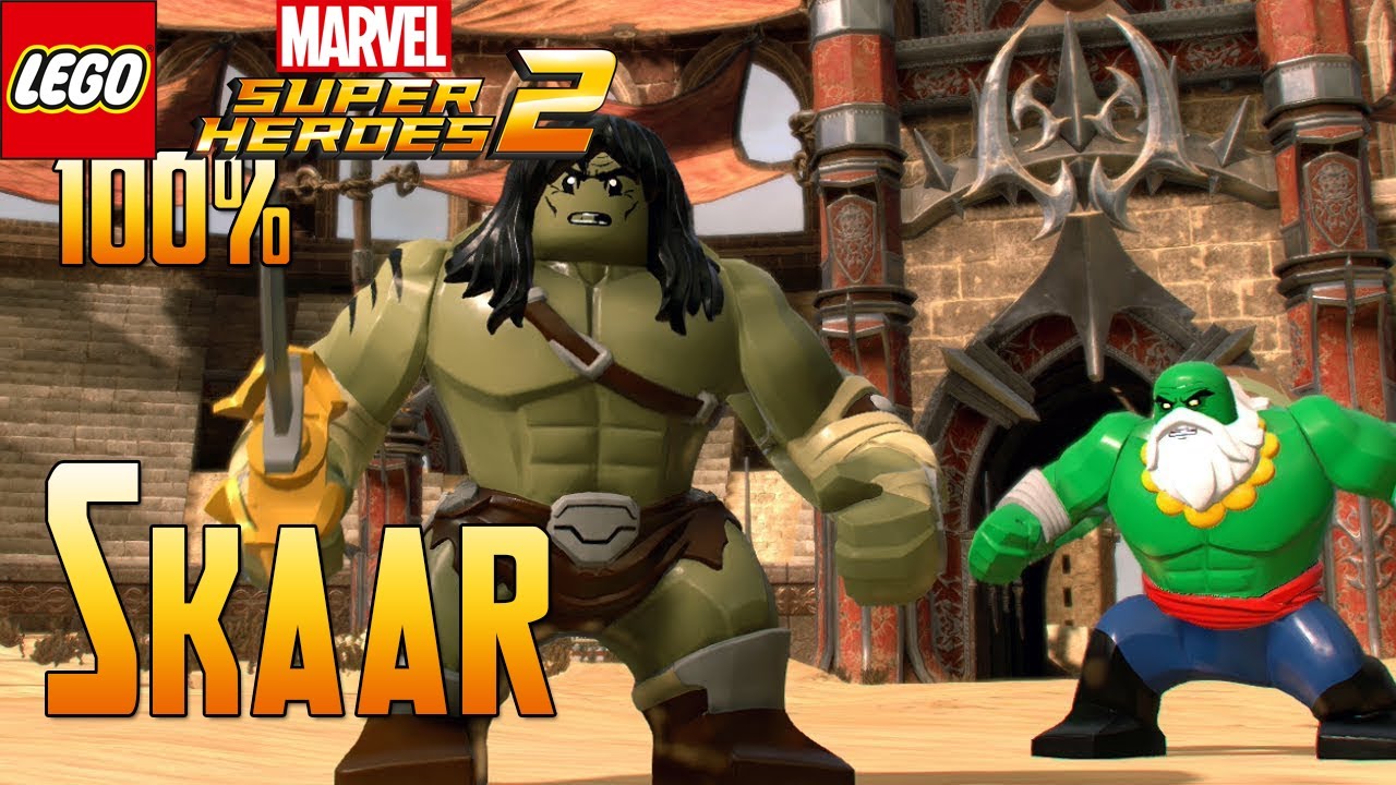 Lego Marvel Super Heroes 2 #100% Skaar - YouTube