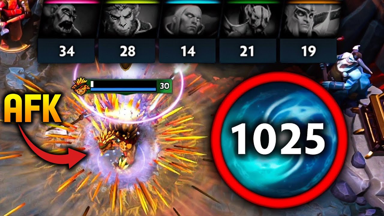 +1000 Stack Fountain Damage AFK Bristleback 61 Kills By Goodwin | Dota ...