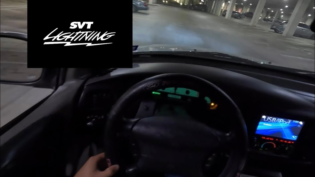 FORD LIGHTNING SVT POV NIGHT DRIVE⚡️ - YouTube