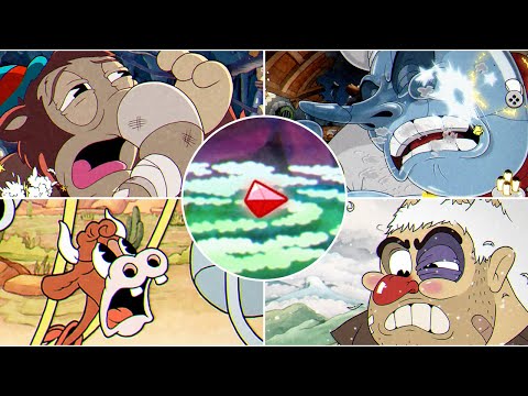 All Cuphead DLC Bosses 1 Hit Glitch