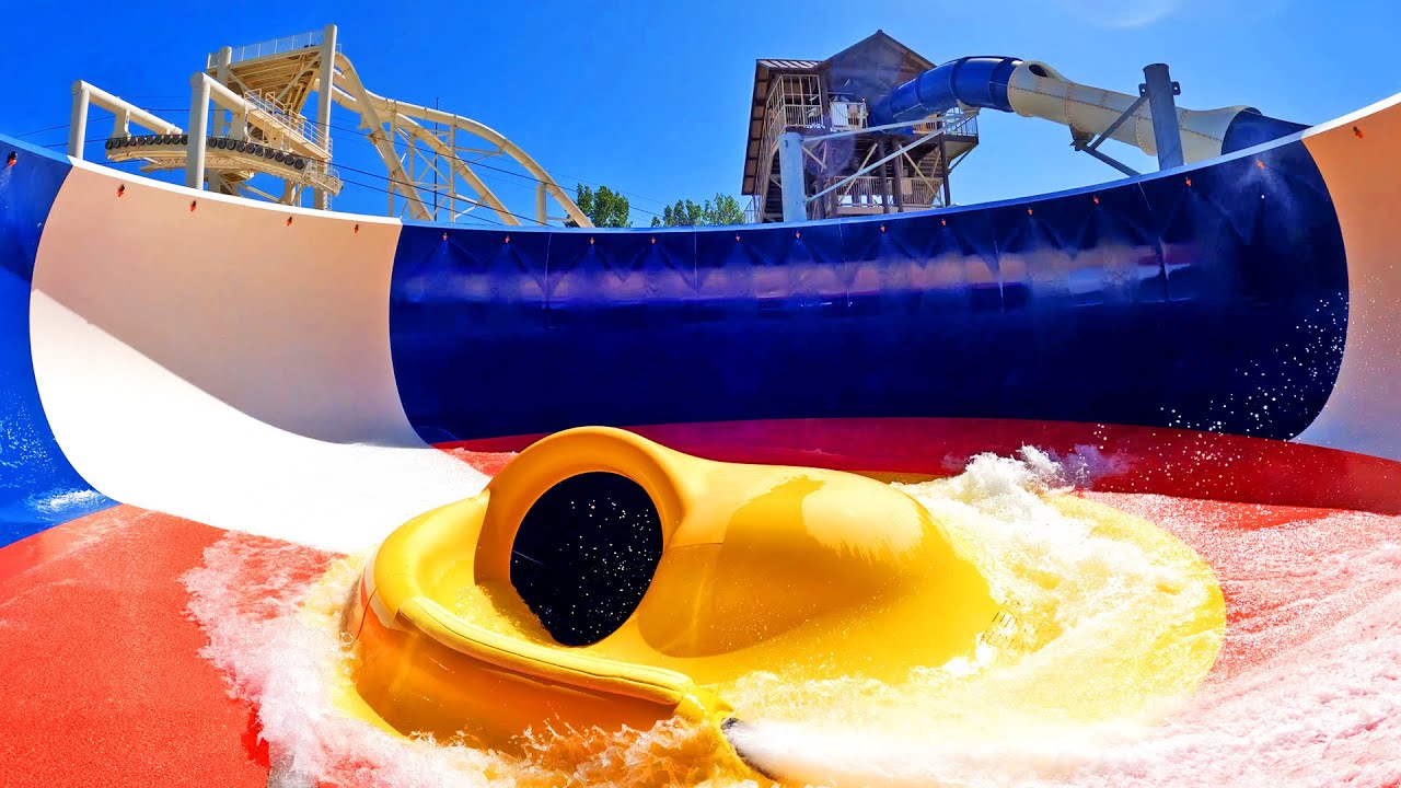 Centennial Basin BOWL Slide at Water World Federal Heights - YouTube