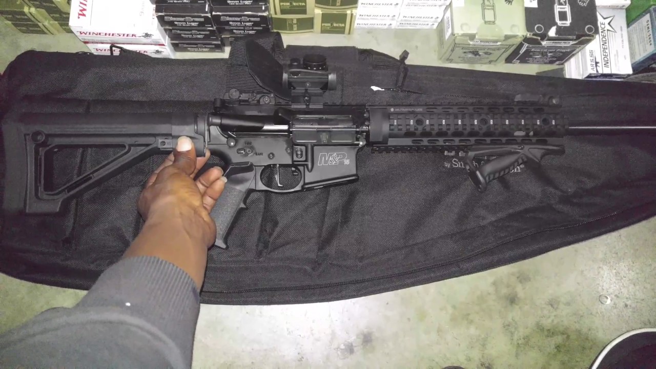 Featureless Smith & Wessen M&P 15 T Magpul Edition Part 3 - YouTube