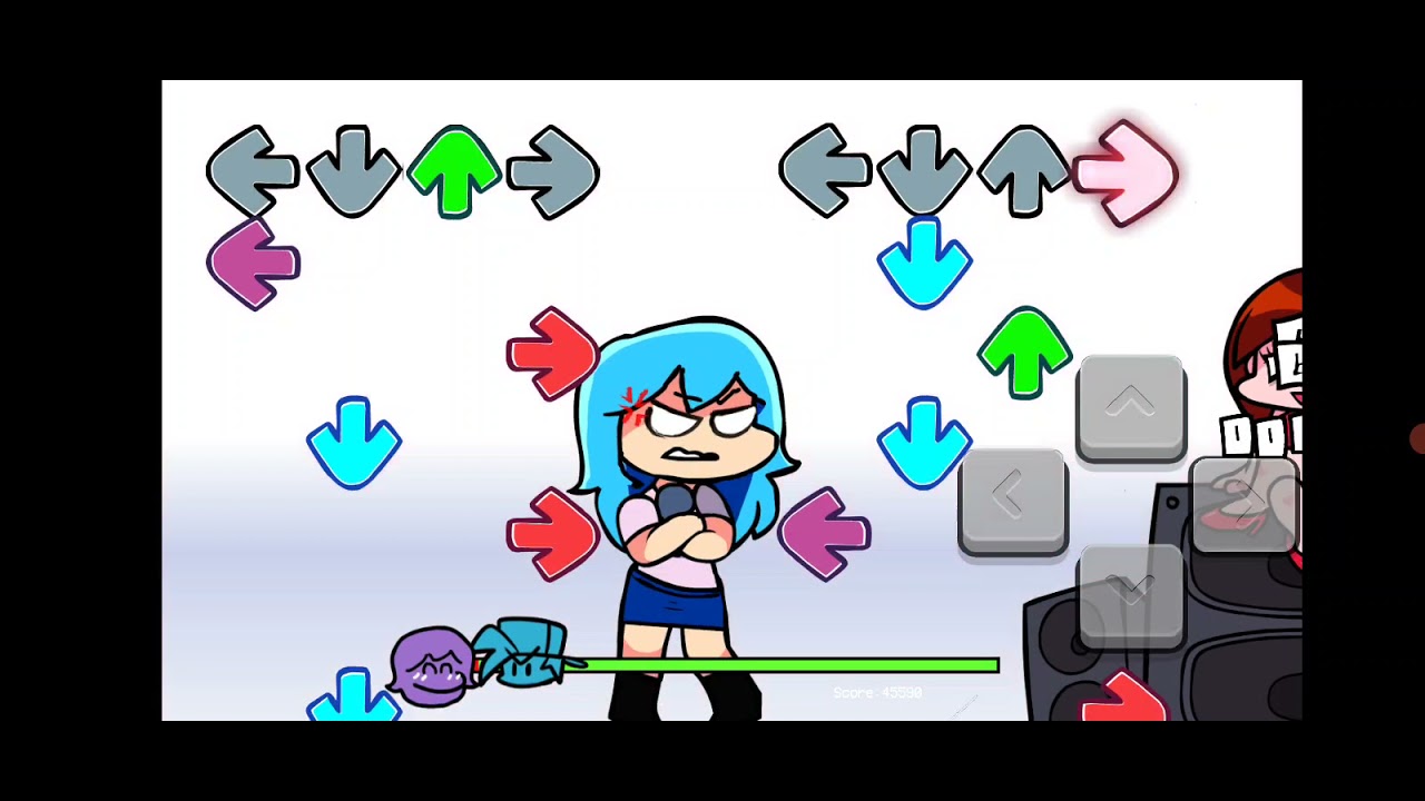 Fnf vs sky mod mobile - YouTube