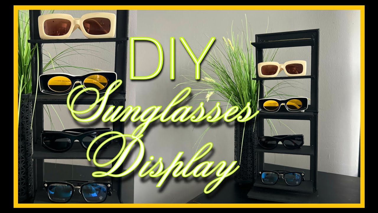 DIY Sunglasses Display - YouTube