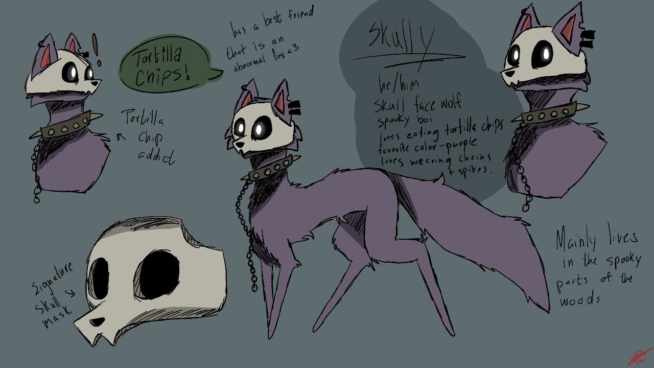 Skully (New Character) Speed Draw - YouTube