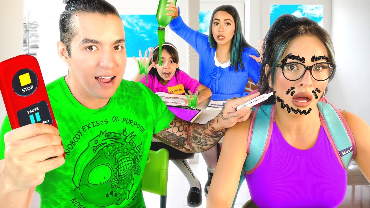 PAUSE CHALLENGE EN EL COLEGIO POR 24 HORAS 😨🫢 | Karla Bustillos - YouTube