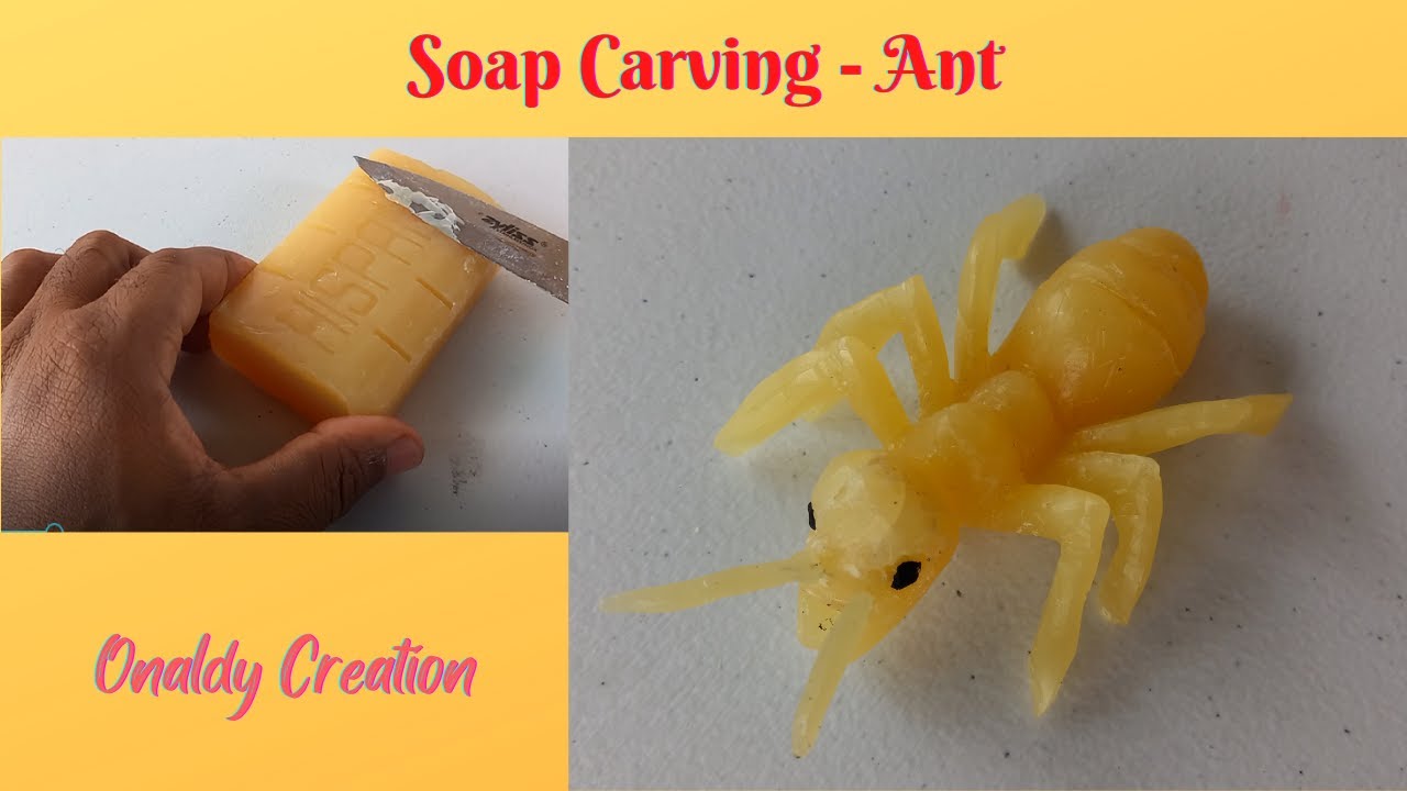SOAP CARVING - ANT - YouTube