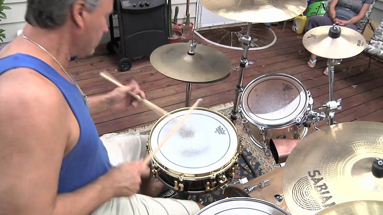 Ex Air Force/ Big Band Drummer Who Still Can Jam on a Set!!! - YouTube