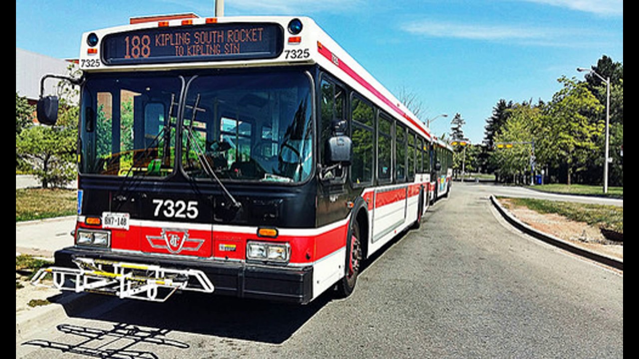 TTC 1999 New Flyer D40LF #7325 Sound Clip - YouTube