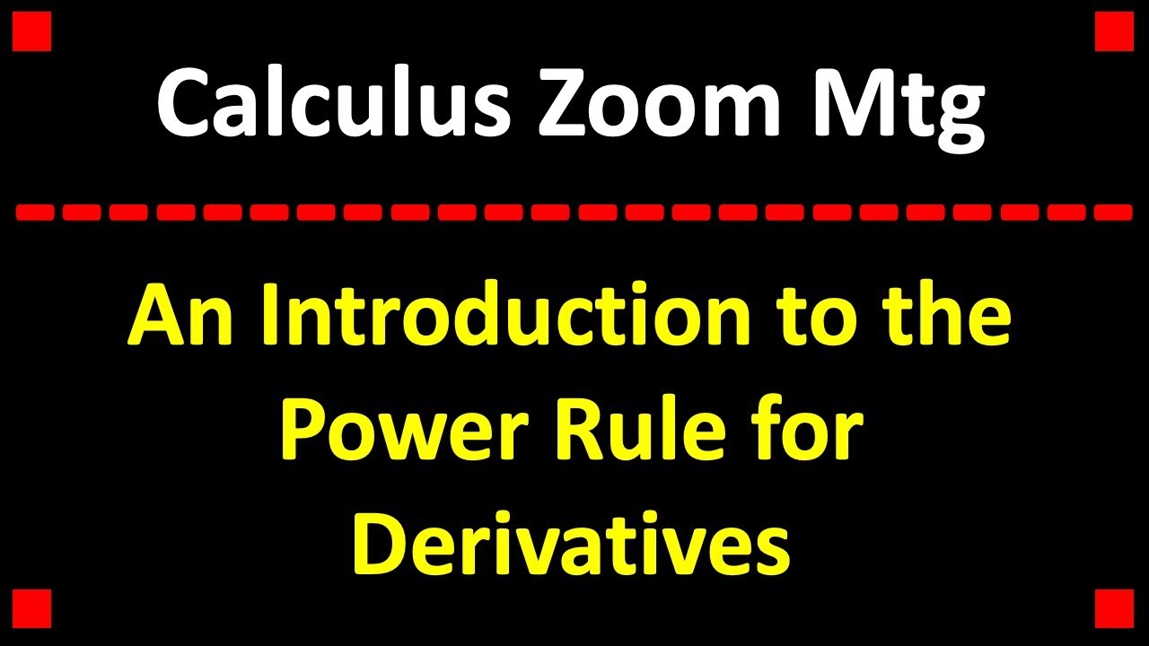 An Introduction To The Power Rule In Calculus 1 YouTube an-introduction-to-the-power-rule-in-calculus-1-youtube