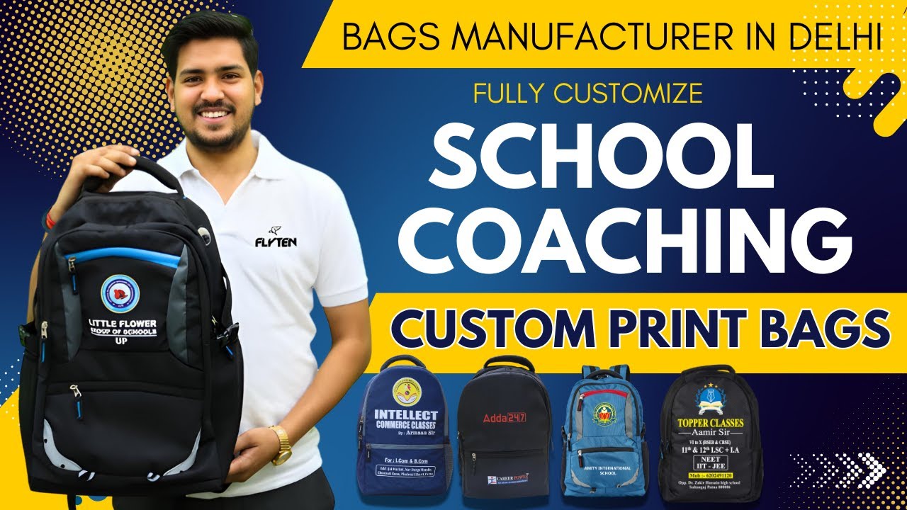 Customized bags for coaching institutes | Bags | School Bags | coaching ...