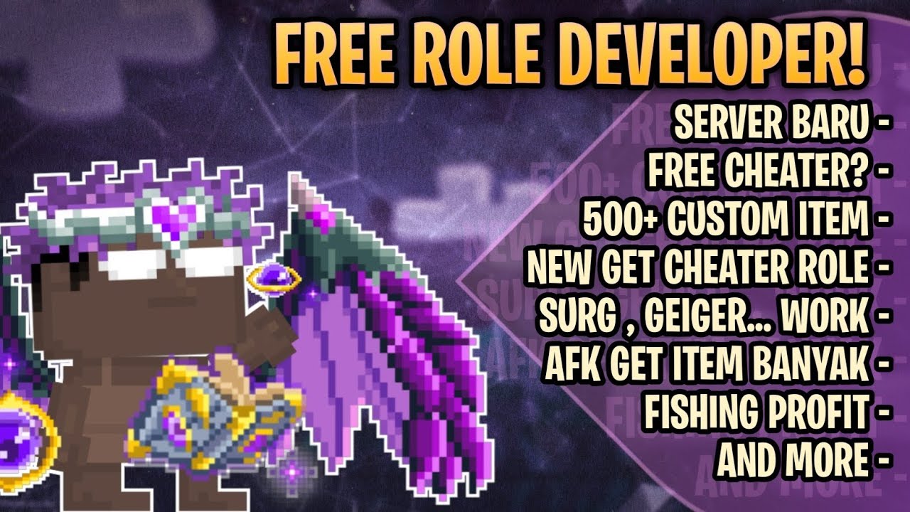 KEREN!! FREE ROLE DEVELOPER CUYY!🤑🔥| GTPS TERBARU 2025 VERSI 5.06 ...