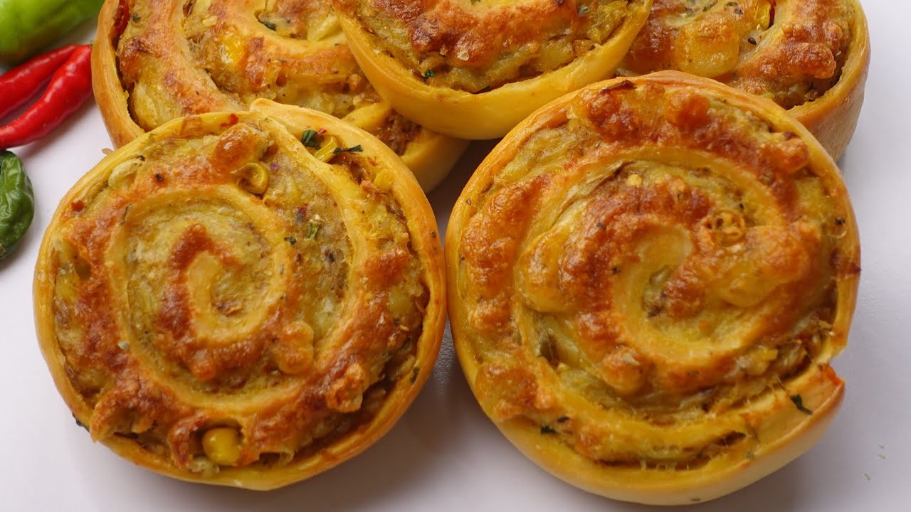 Baked Potato Pinwheels,Ramadan Special Recipe By Recipes Of The World ...