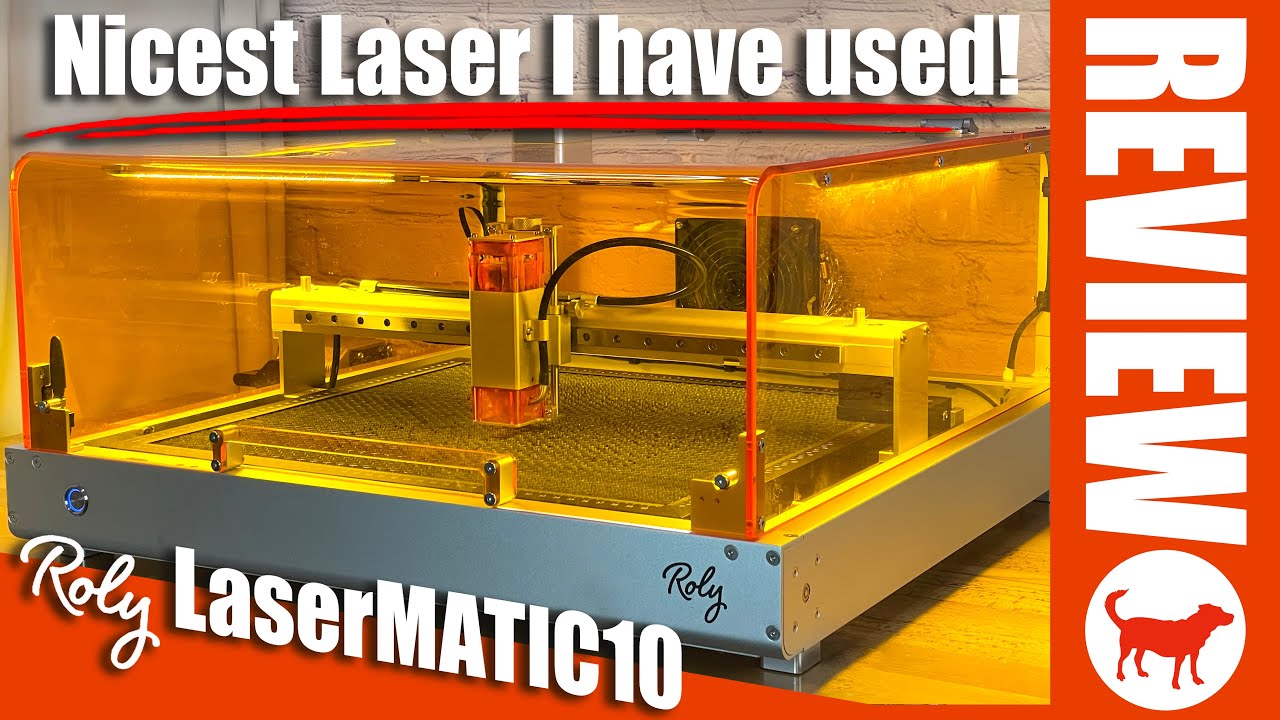 Roly LaserMATIC10 | Nicest 10W Laser Engraver of 2023 | Full Enclosure ...