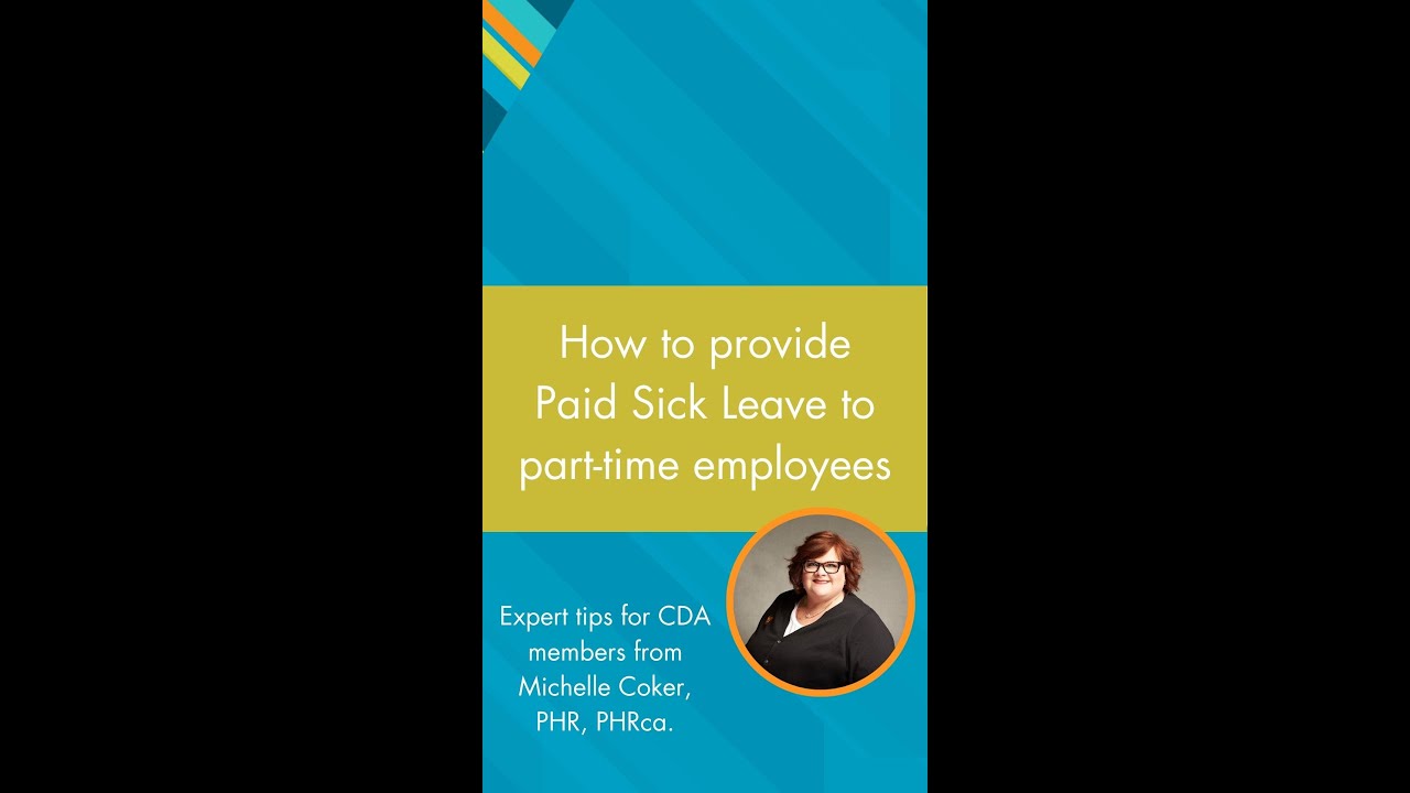 How to provide Paid Sick Leave to part-time employees - YouTube