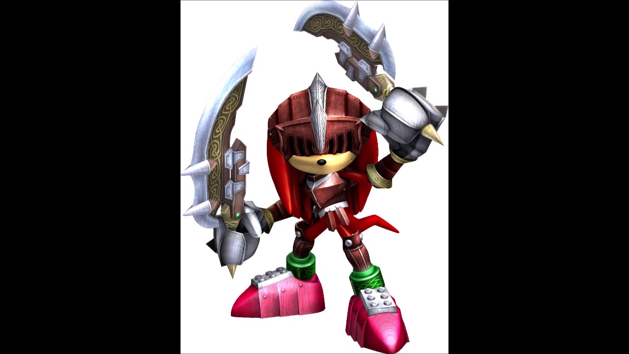 Sonic and the Black Knight - Knuckles The Echidna / Sir Gawain Unused ...
