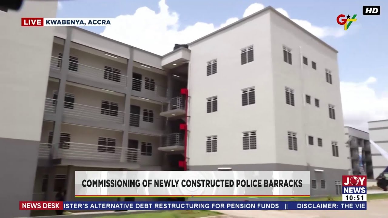 President Akufo-Addo commissions 312-apartment buildings for the Police ...