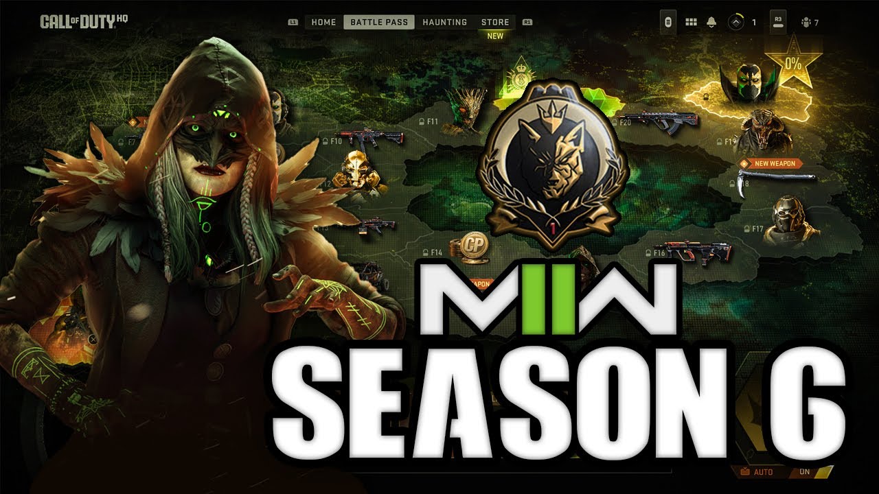 ALL NEW MW2 Season 6 battlepass REWARDS! (NEW Doom Weapon, Operators ...