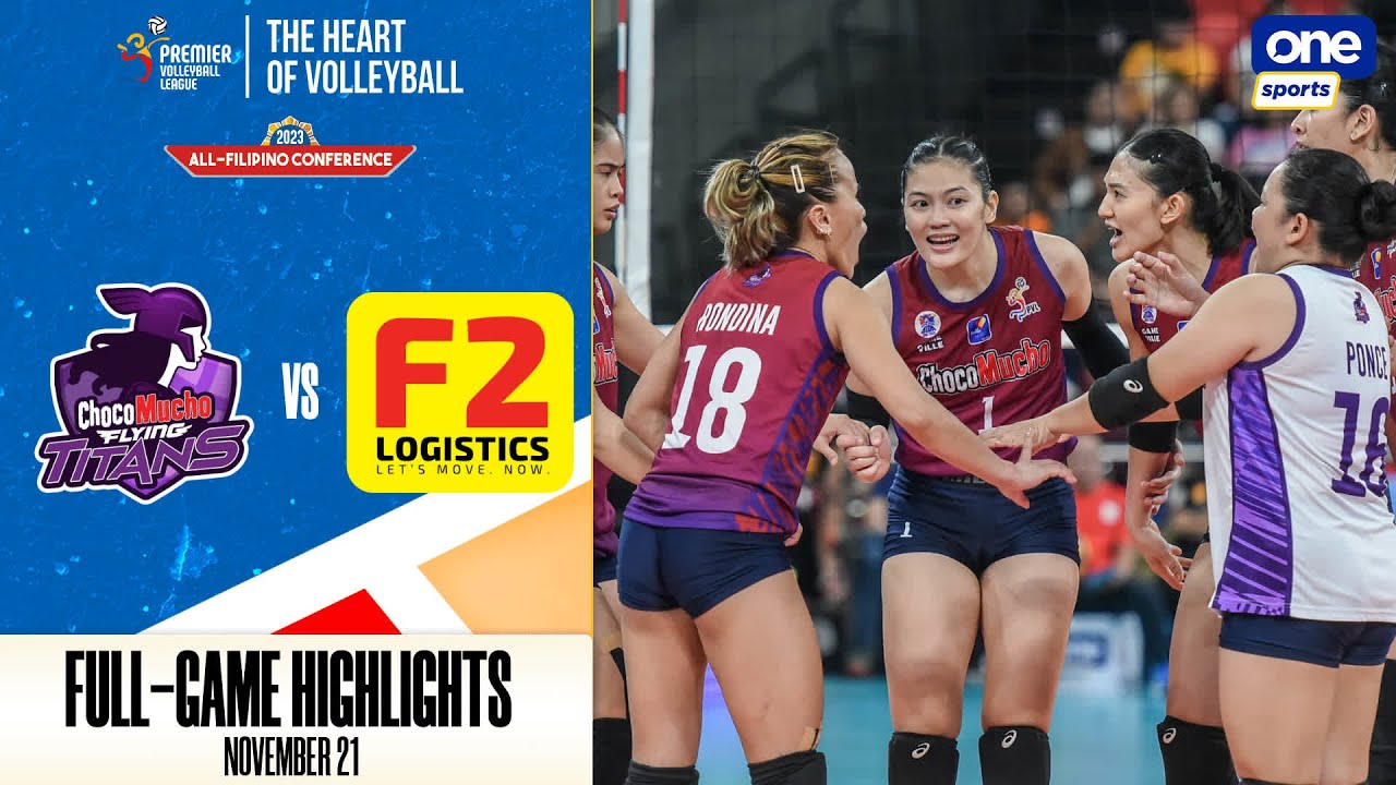 Choco Mucho vs. F2 Logistics highlights | 2023 PVL All-Filipino Conference - Nov. 21, 2023 - YouTube