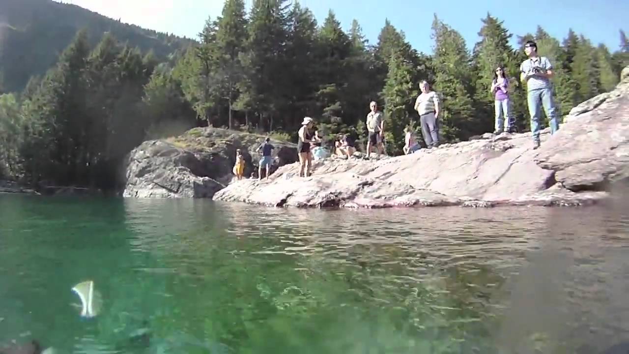 Diving in Glacier National Park - YouTube