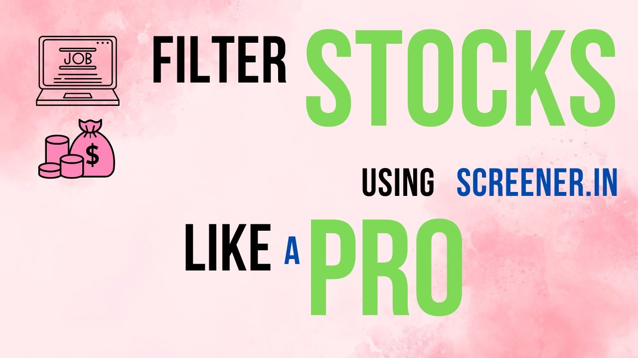 Filter stocks like a pro using screener | Future Intelligence - YouTube