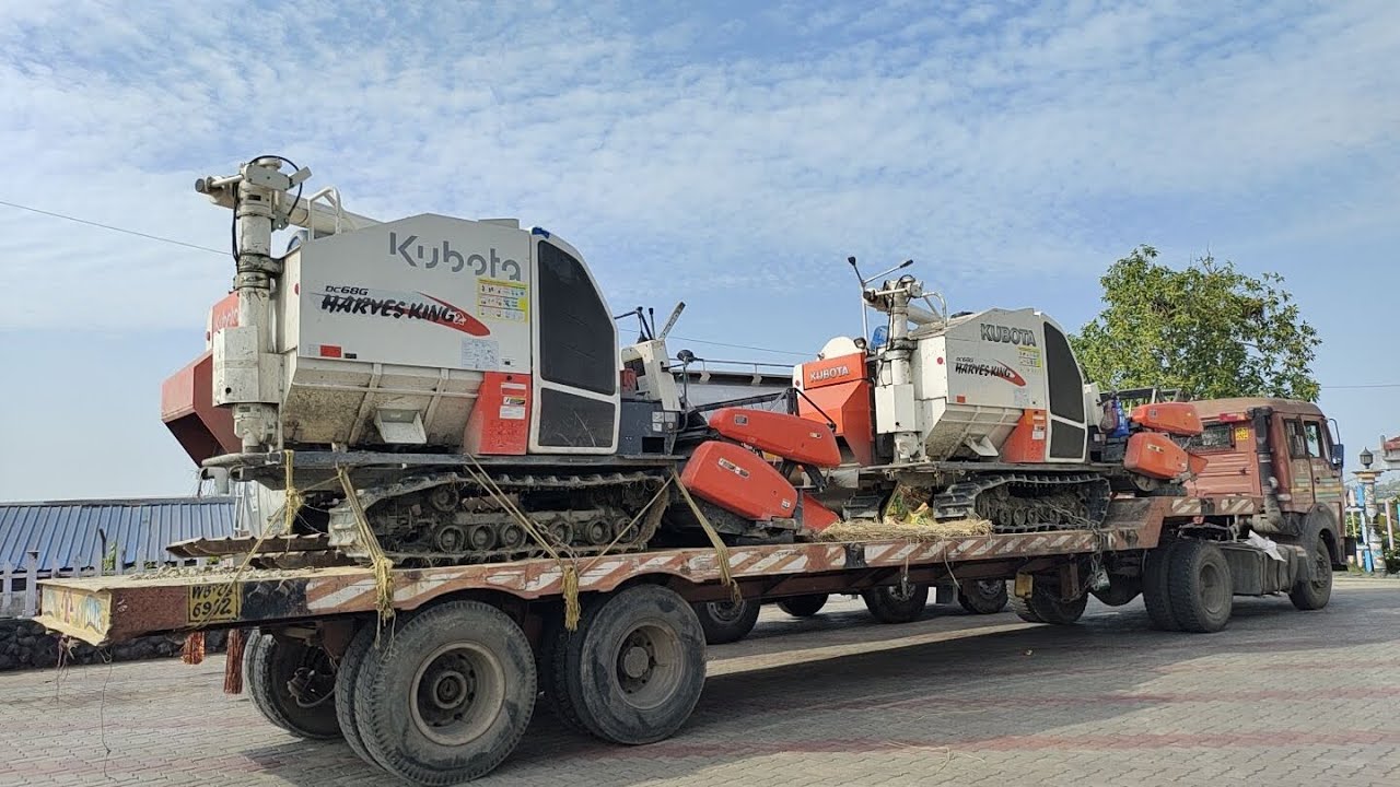 KUBOTA DC68 G HARVES KING AND HARVES KING 2 - YouTube