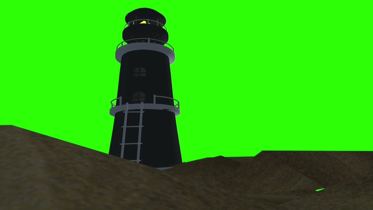 Green screen Light house 3d chroma hd vfx - YouTube