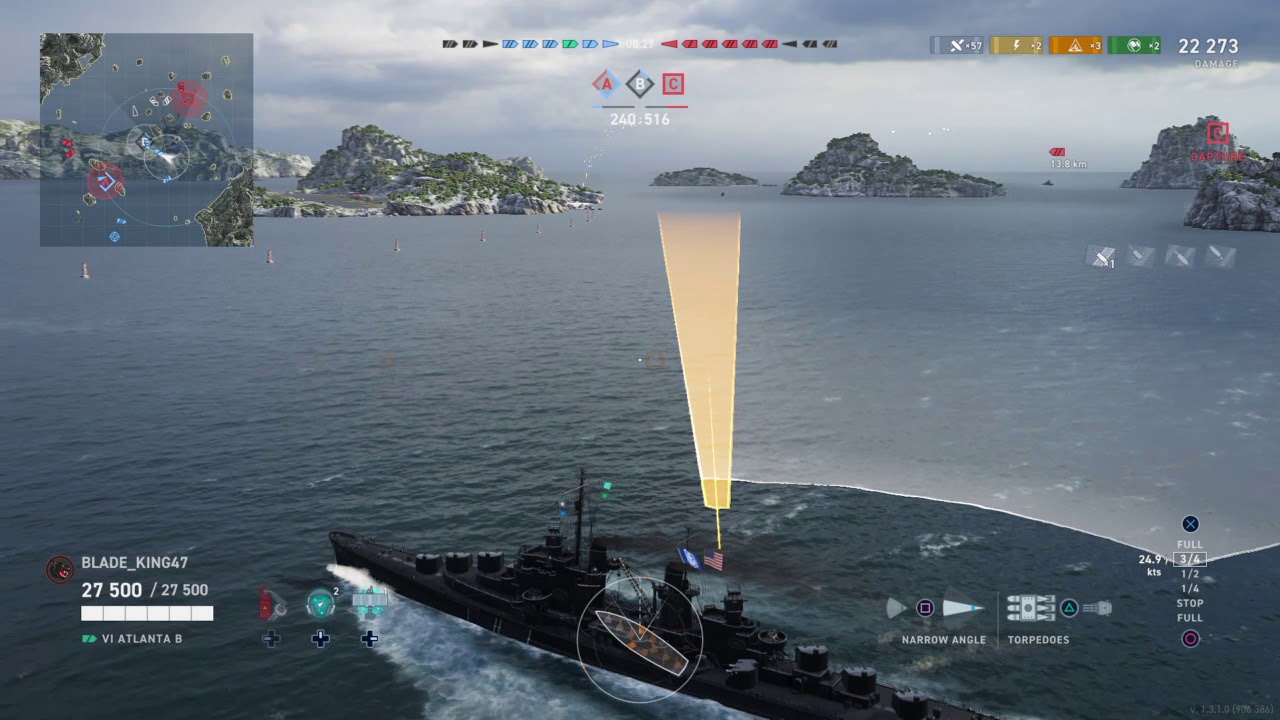 World of Warships: Legends USS Atlanta at it again! - YouTube
